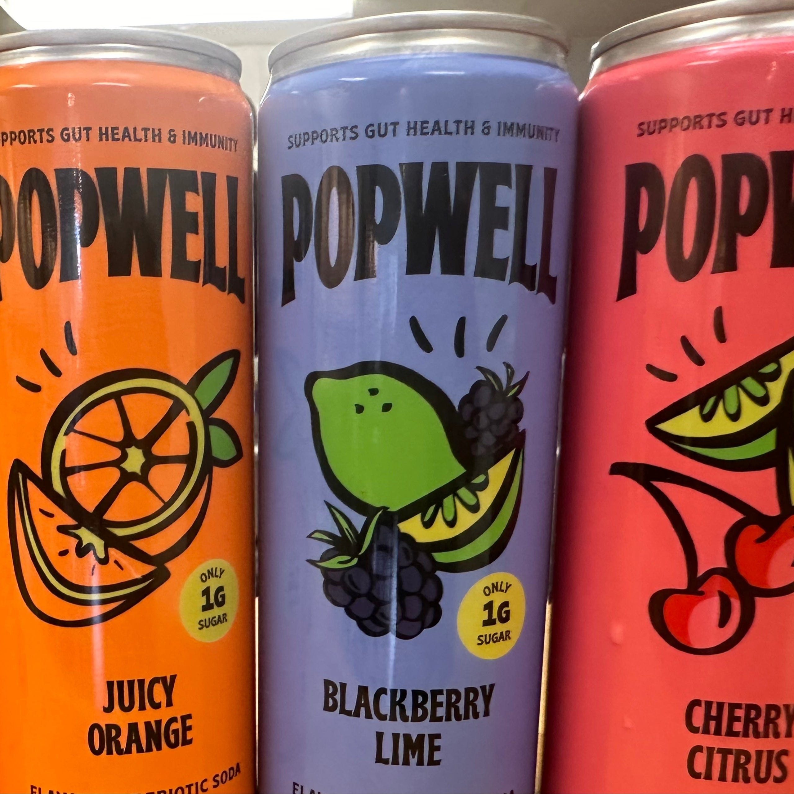 Prebiotic soda, Popwell | Cosmic Veggies